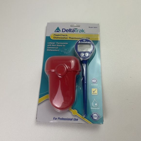 DeltaTrak | Kitchen | Deltatrak 2214 Dishwasher Thermometer Kit Autocal ...